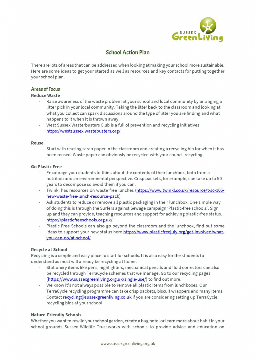 Making your school eco friendly